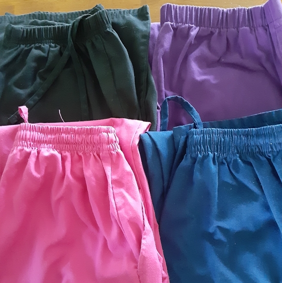 Multiple | Pants & Jumpsuits | Lot Of 4 Scrub Pants Small | Poshmark
